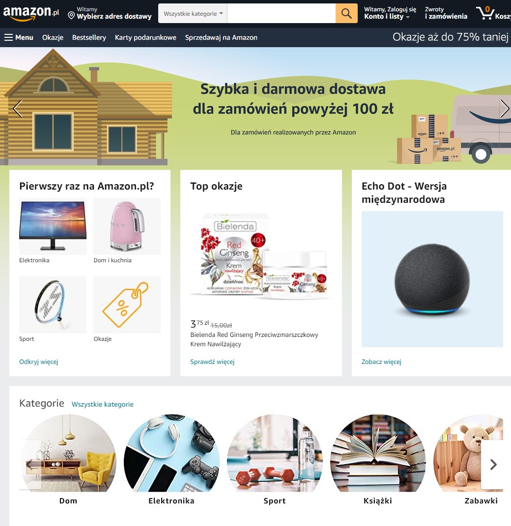 Amazon.pl wystartował w Polsce! | wiedziec.pl